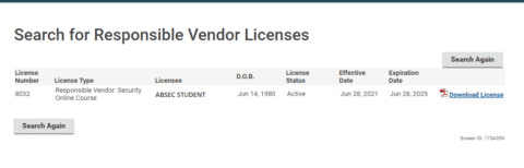Louisiana Bar Card Lookup – Responsible Vendor Louisiana ATC Website ...